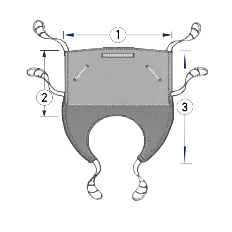 Toile installation rapide enveloppante Practika, 6 sangles | PP0676-60